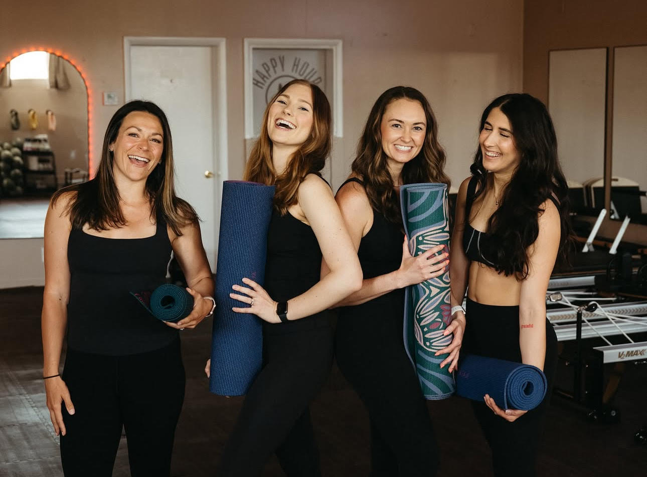 HAPPY HOUR PILATES – Came for the workout. Stayed for the vibes.